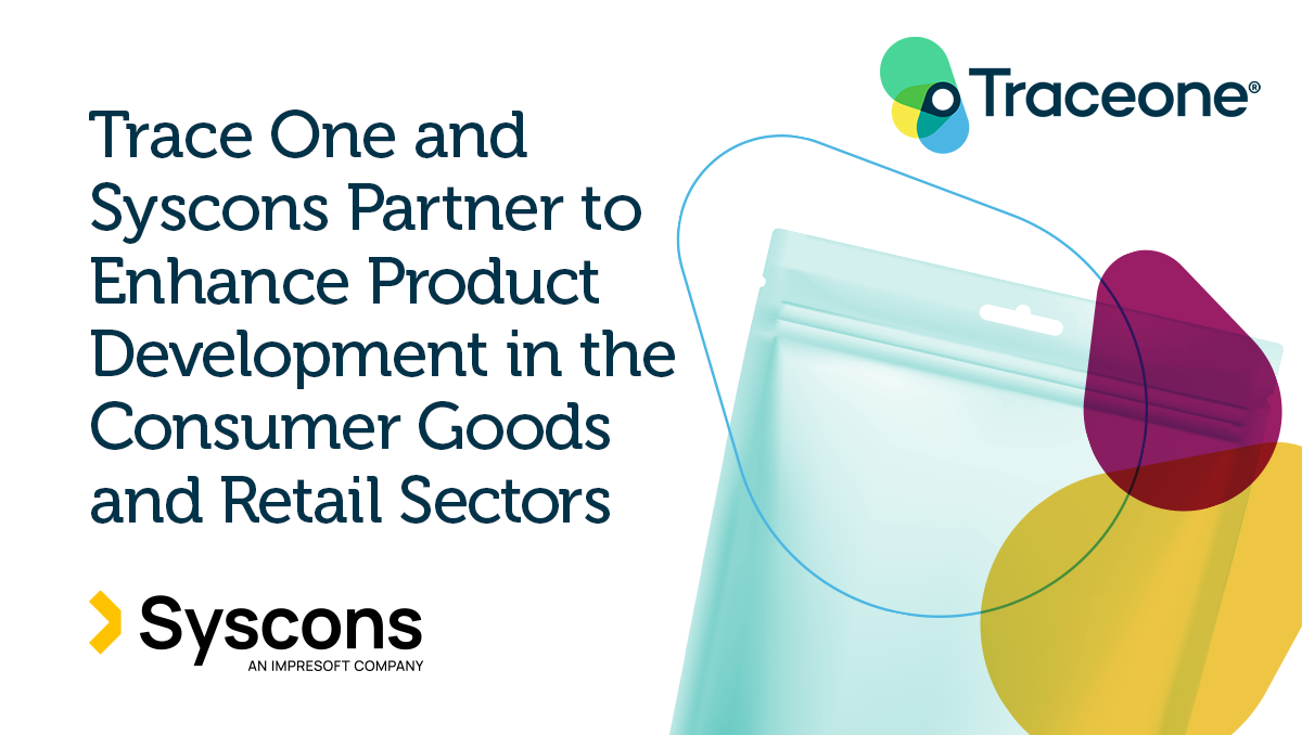 Press Release: Trace One and Syscons Partner to Enhance Product ...